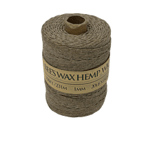 Hemptopia 1mm Beeswax Hemp Twine Spool 700 ft – Natural Waxed Hemp ...