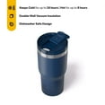 RTIC 20 oz Ceramic Lined Insulated Tumbler, Leak-Resistant Lid, Navy ...