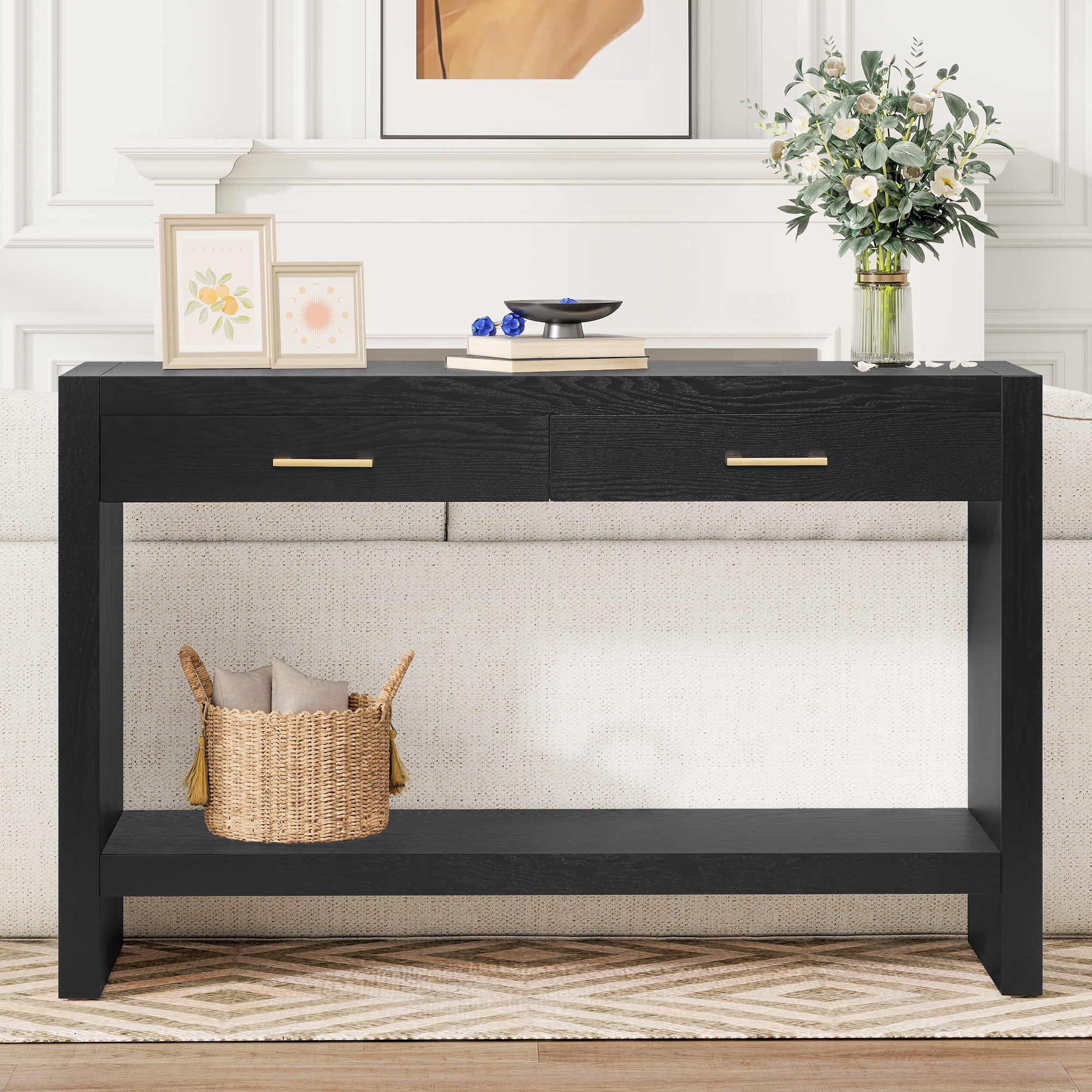 Click here for Noble House Wooden Farmhouse Console Table With Dr... prices