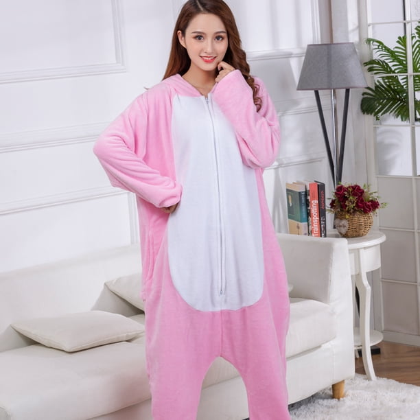 Pijama de mono de dibujos animados de animales con cremallera en el ...