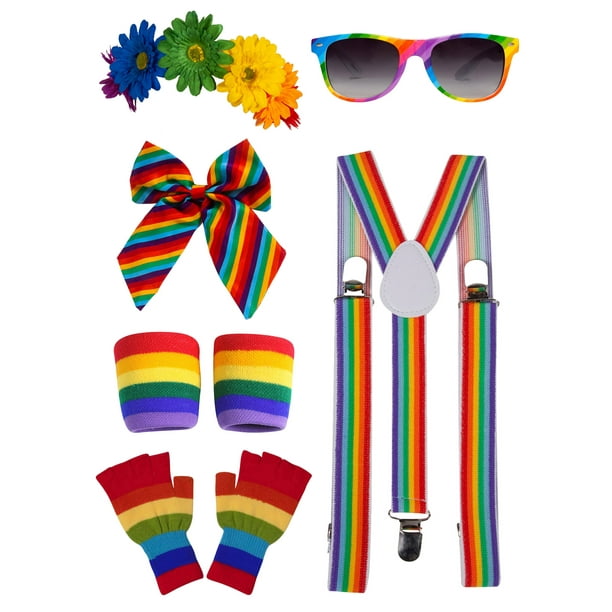 Gravity Threads LGBTQ Pride Rainbow Sunglasses Pride Kits - FC 6 Piece ...
