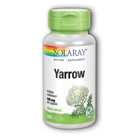 Solaray Yarrow 320mg Capsules, 100 Ct - Walmart.com