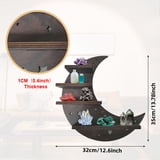Jamo Homzi Luna Moth Crystal Shelf, Boho Butterfly Hanging Shelves with ...