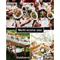 Cartoon Animals Round Table Placemats Set of 4 Wedge Placemats, Funny ...