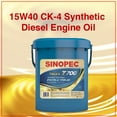 15W40 Synthetic Diesel Engine Oil - 5 Gallon Pail (18L - 4.75 GAL ...