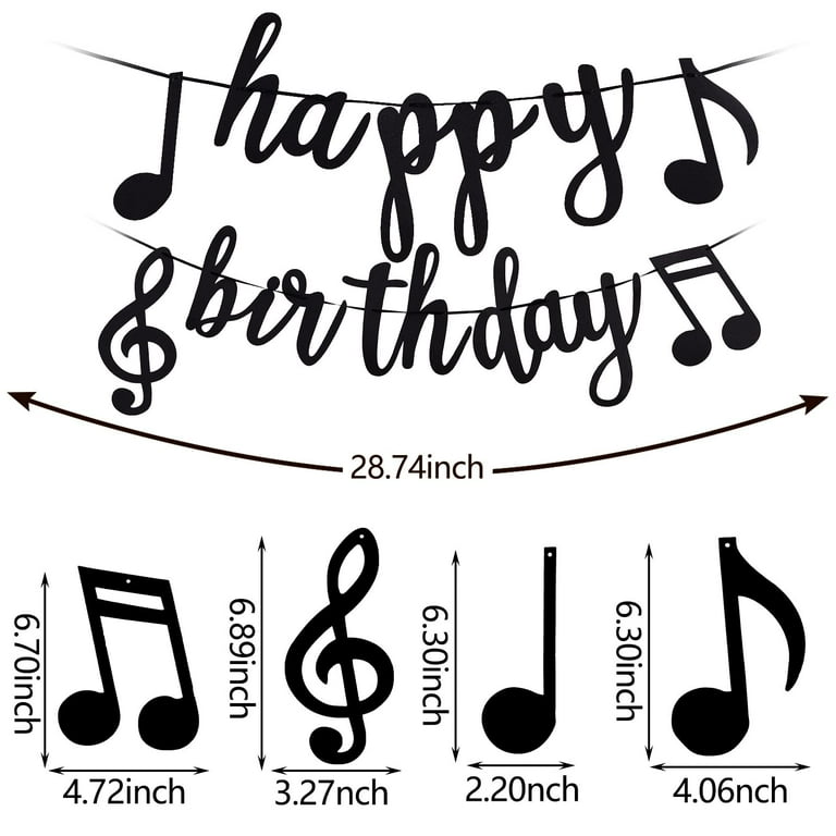 Happy Birthday Music Note Images