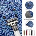Area Rugs 2.7'x5', Boho Blue Carpet Runner Indoor Outdoor Rugs Home ...