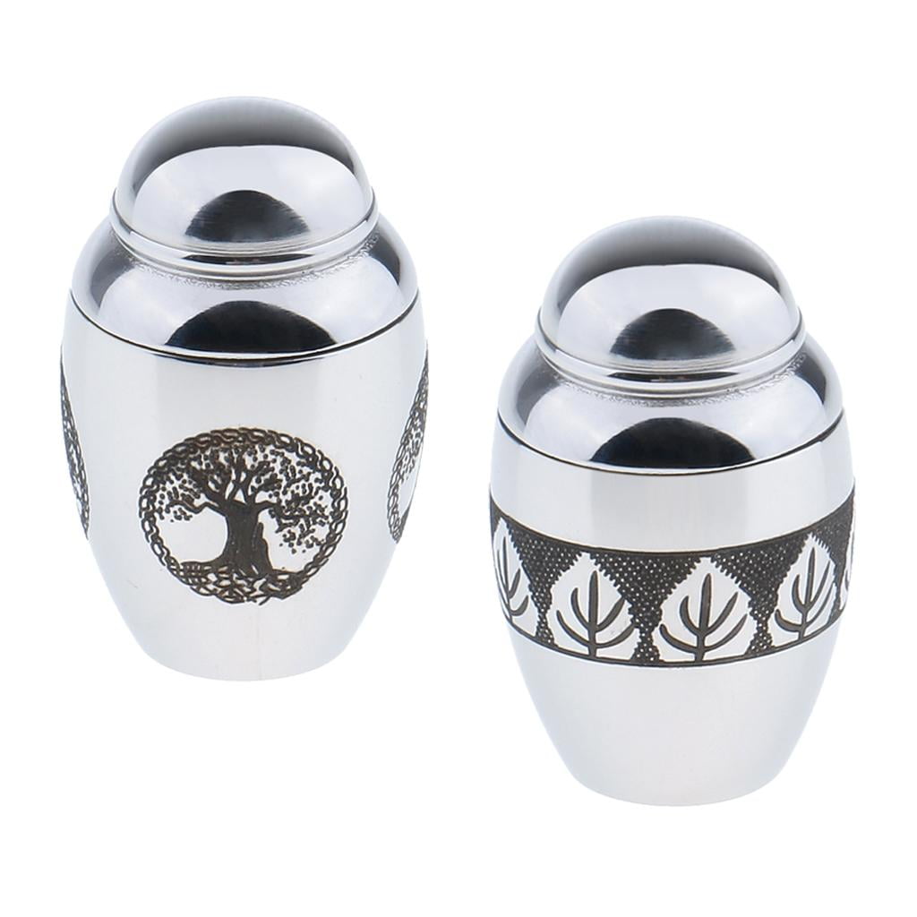 Urns for Small - Set of 2 Urns Tree of Life Cremation Mini - Walmart.com