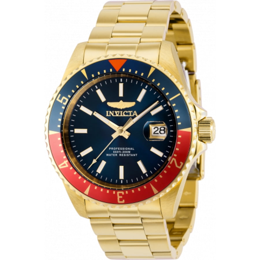 Invicta Pro Diver Automatic Blue Dial Pepsi Bezel Men's Watch 36792 ...