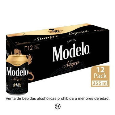 Cerveza Negra Modelo Cero 6 pack 355 ml c/u | Walmart en línea