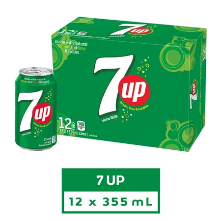 7UP Soft Drink, 355 mL Cans, 12 Pack, 12x355mL - Walmart.ca