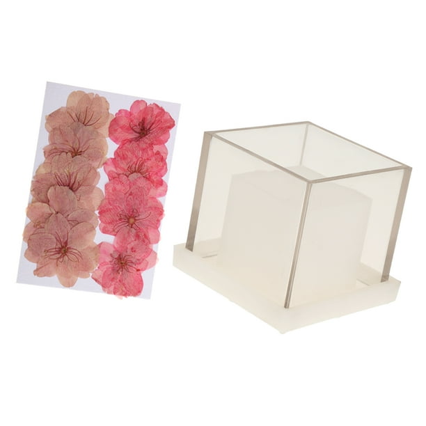 jifeng Hollow Cube Square Candle Making Moulds DIY Handmade ...