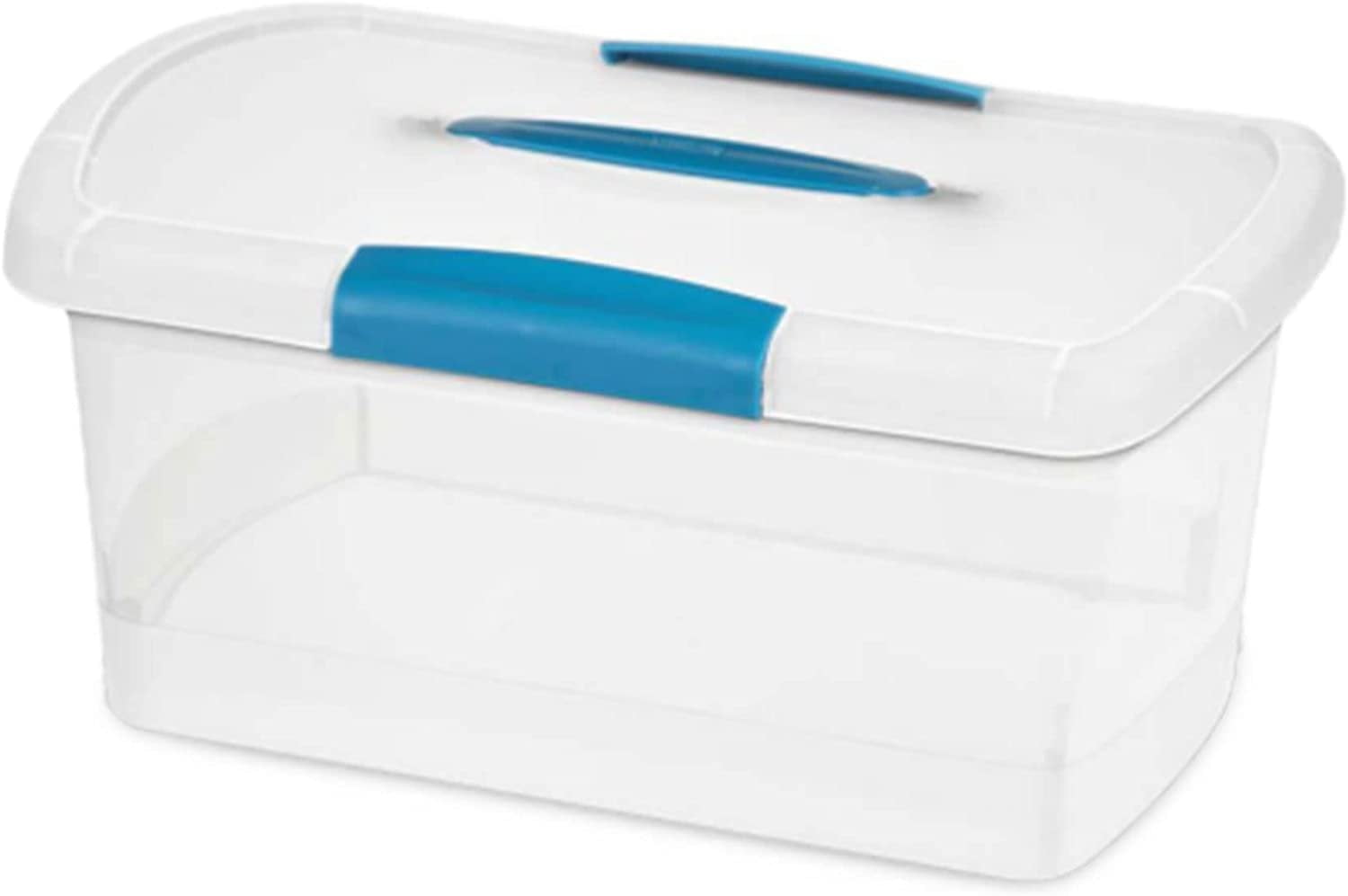 Sterilite Medium Sized Multipurpose Clear Plastic Stackable Storage ...