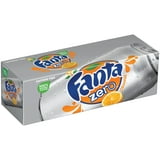 Fanta Zero Sugar Orange Fruit Soda Pop, 12 fl oz, 12 Pack Cans ...