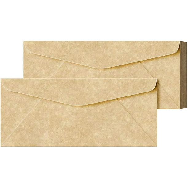 Parchment Aged #10 Business Size Envelopes - 50 Envelopes by Superfine ...