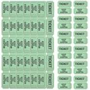 Double Roll Raffle Tickets, Assorted, 500ct - Walmart.com
