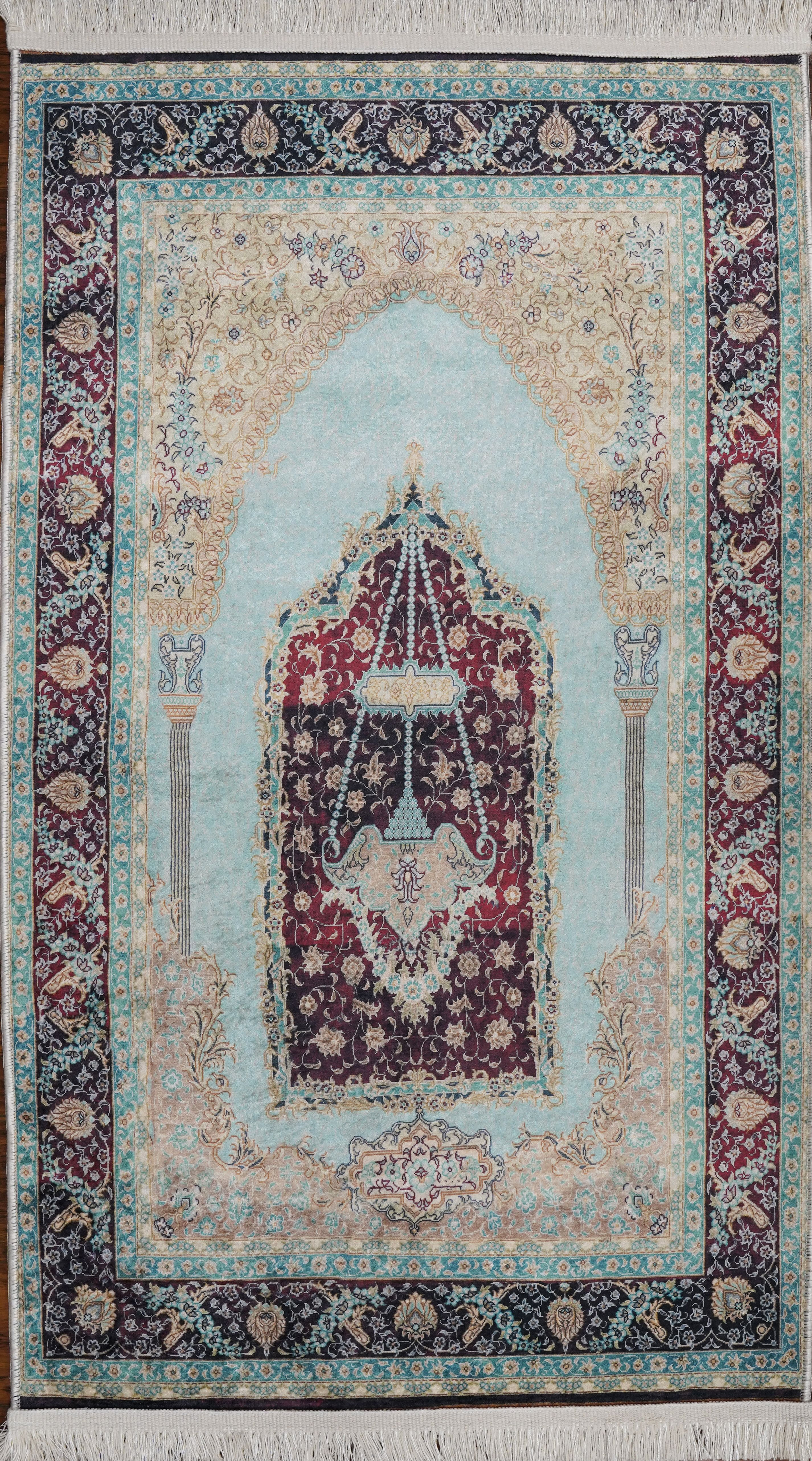 Islamic Muslim Turkish Prayer Rug Seccade Sajadah Salat Namaz Carpet ...