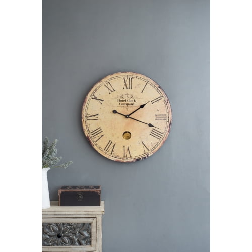 Bedford Clock Collection George 22 inch Chestnut Brown Wood Chiming ...