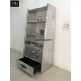 Nauticalmart Designer Triangular Single Shelving Aviator Aluminium Open ...