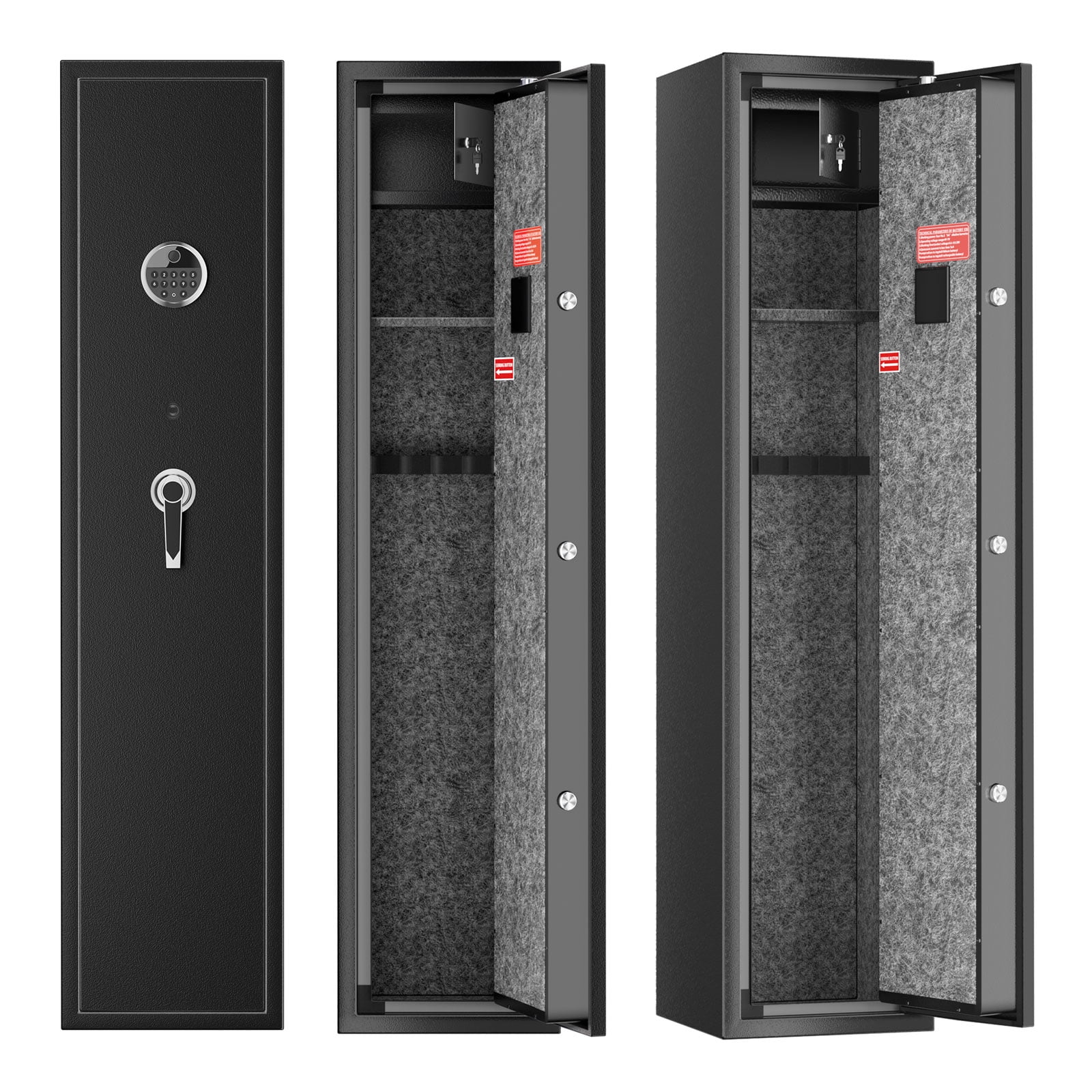 VOGVIGO Large Rifle Safe Quick Access 6 Gun Metal Rifle Gun Security VOGVIGO Large Rifle Safe Quick Access 6 Gun Metal Rifle Gun Security