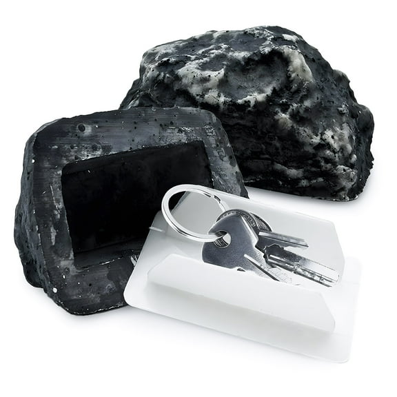 "Lagraw Fake Rock Key Hider, Hidden Poly-Resin Outdoor Key Holder, 3-3/ ...