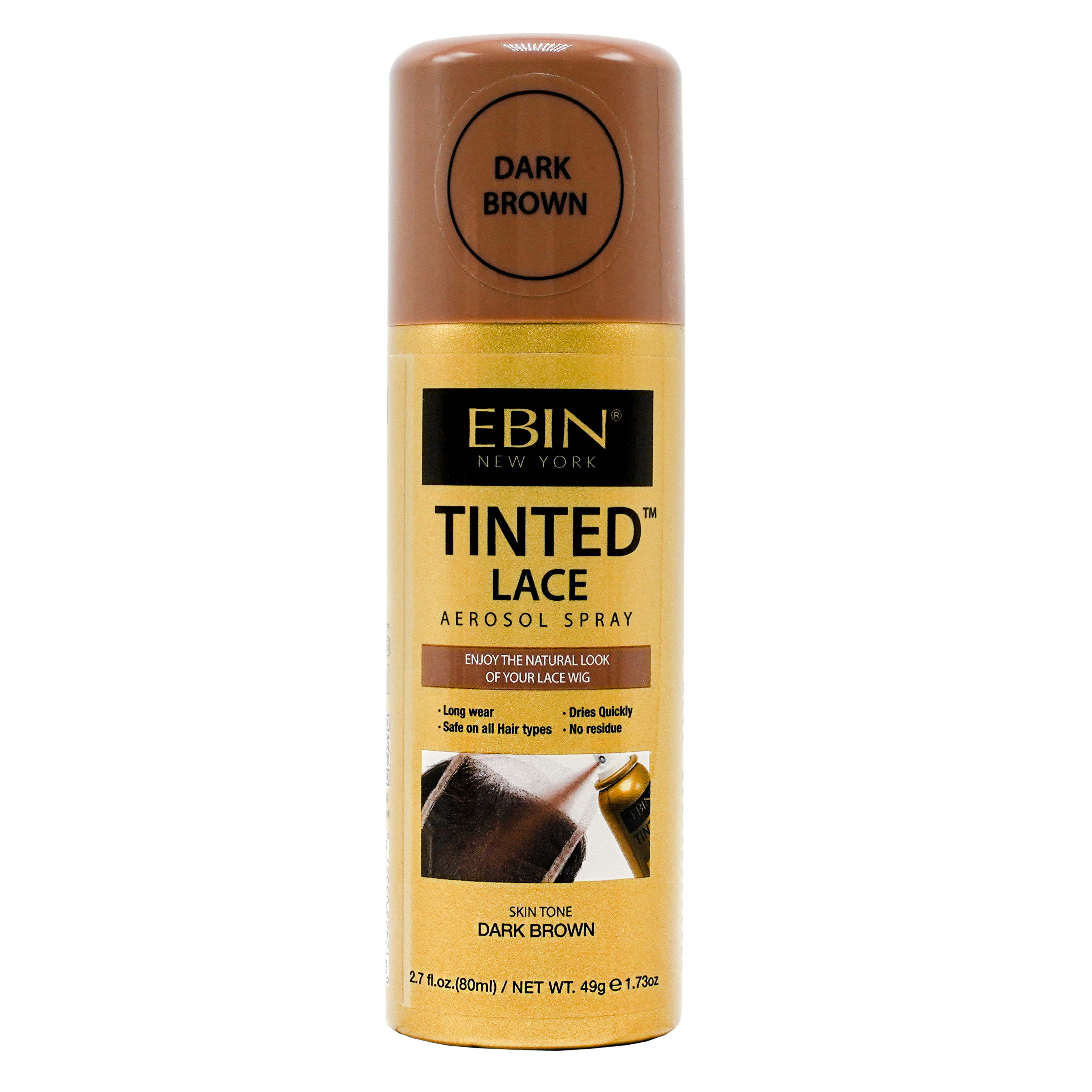EBIN New York Tinted Spray - Dark Brown 2.7 fl oz - Walmart.com