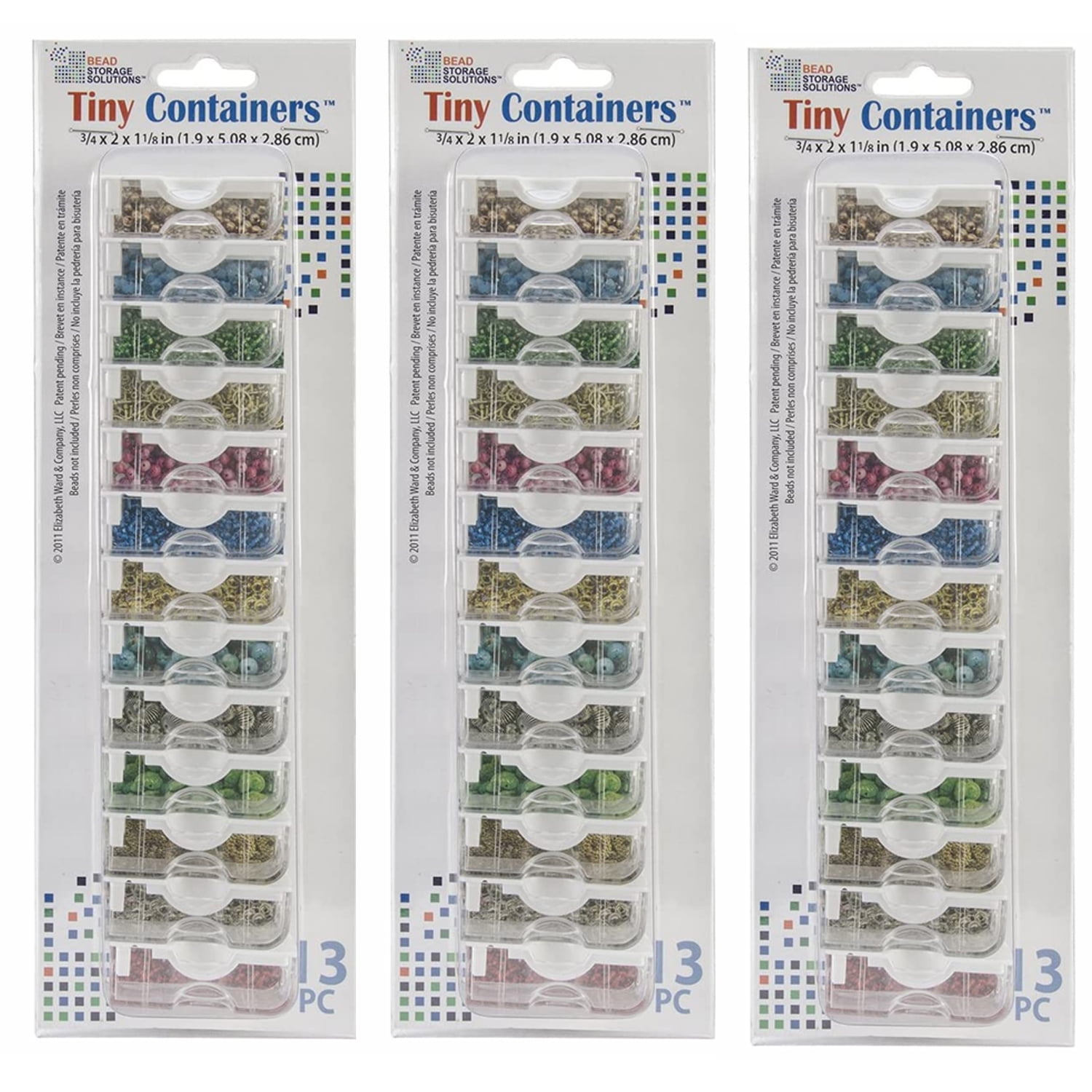 Elizabeth Ward Bead Storage Solutions 13 Piece Bead Storage Containers ...