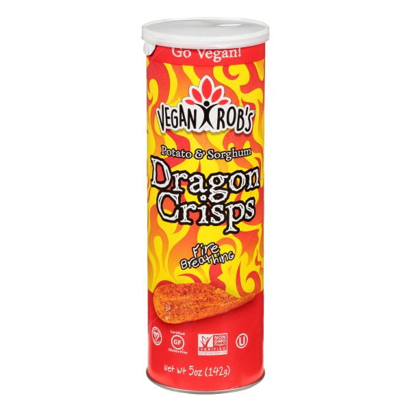 Vegan Rob's - Potato & Sorghum Dragon Fire Breathing Crisps - 5 oz ...