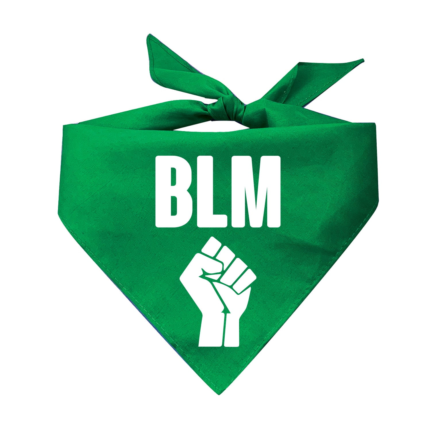 BLM with Fist Triangle Dog Bandana - Walmart.com