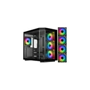 Cooler Master QUBE 500 Black Mid-Tower ATX Gaming PC Case, Tempered ...