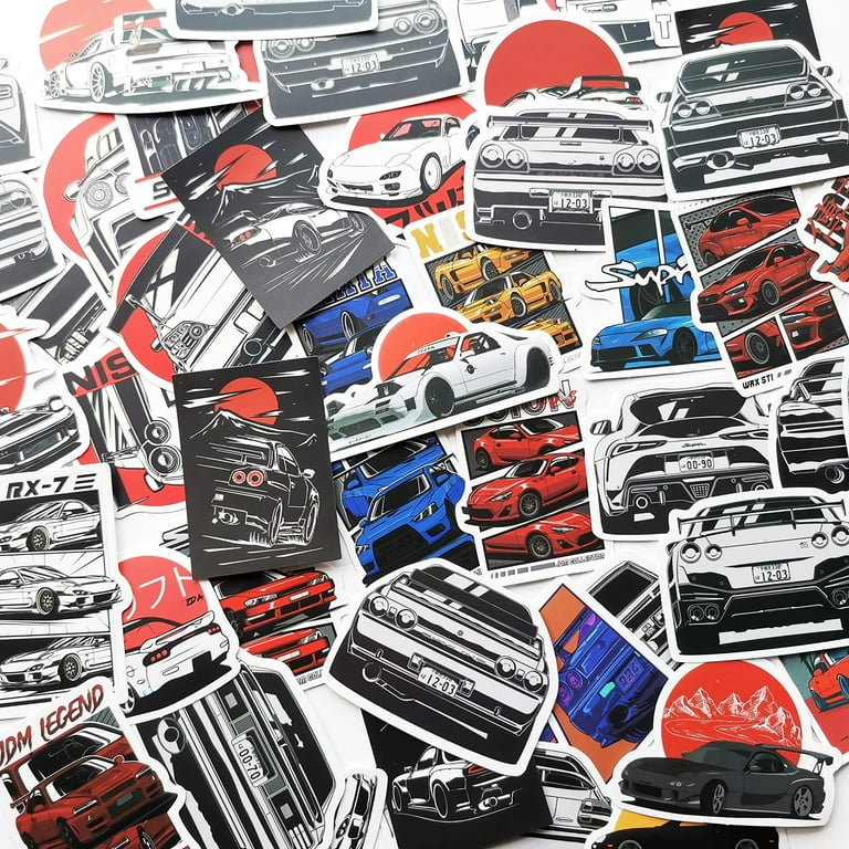 Funny Race Car Stickers