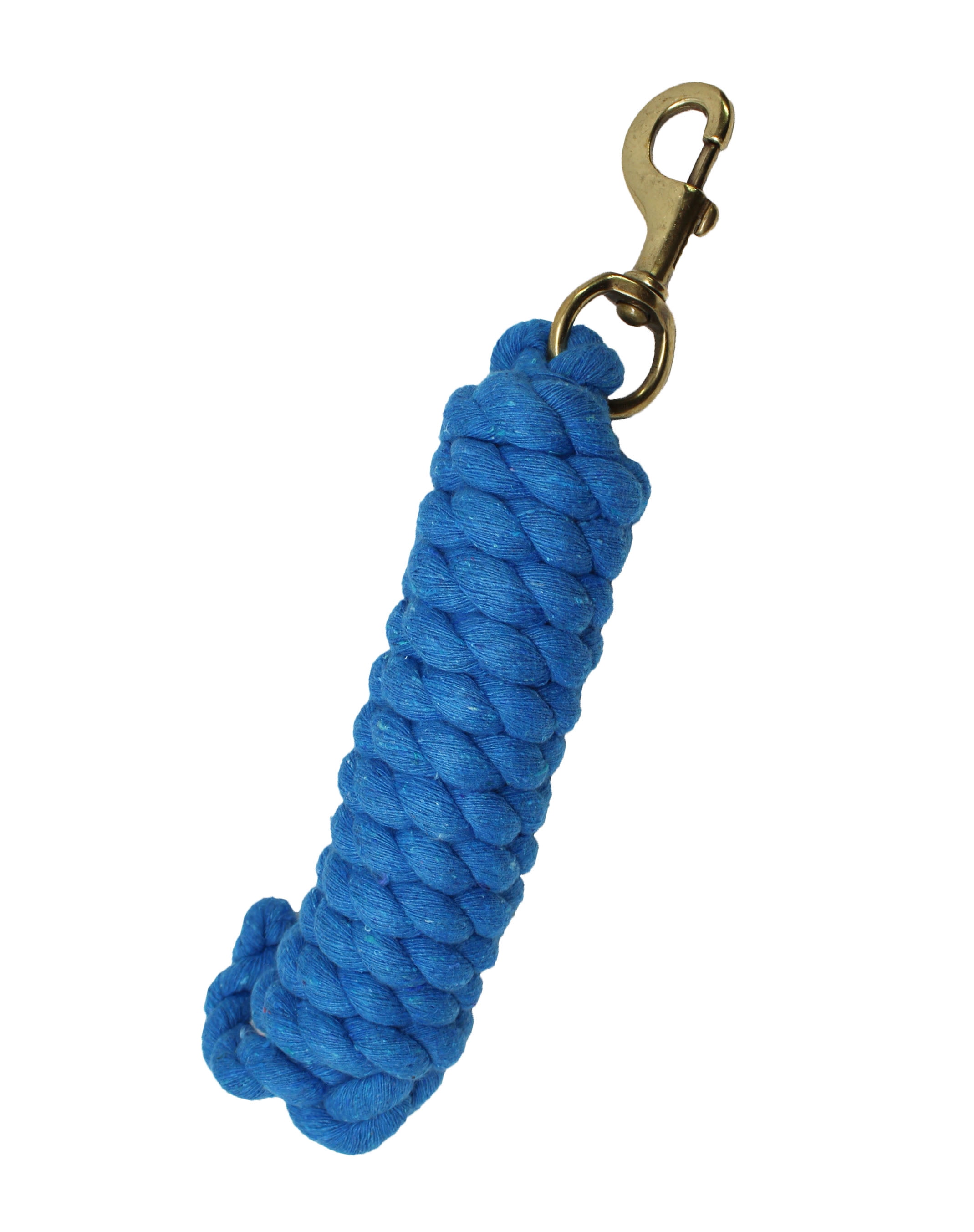 10 ft Horse Halter Cotton Lead Rope Heavy Duty 3/4 Diameter Brass Snap ...