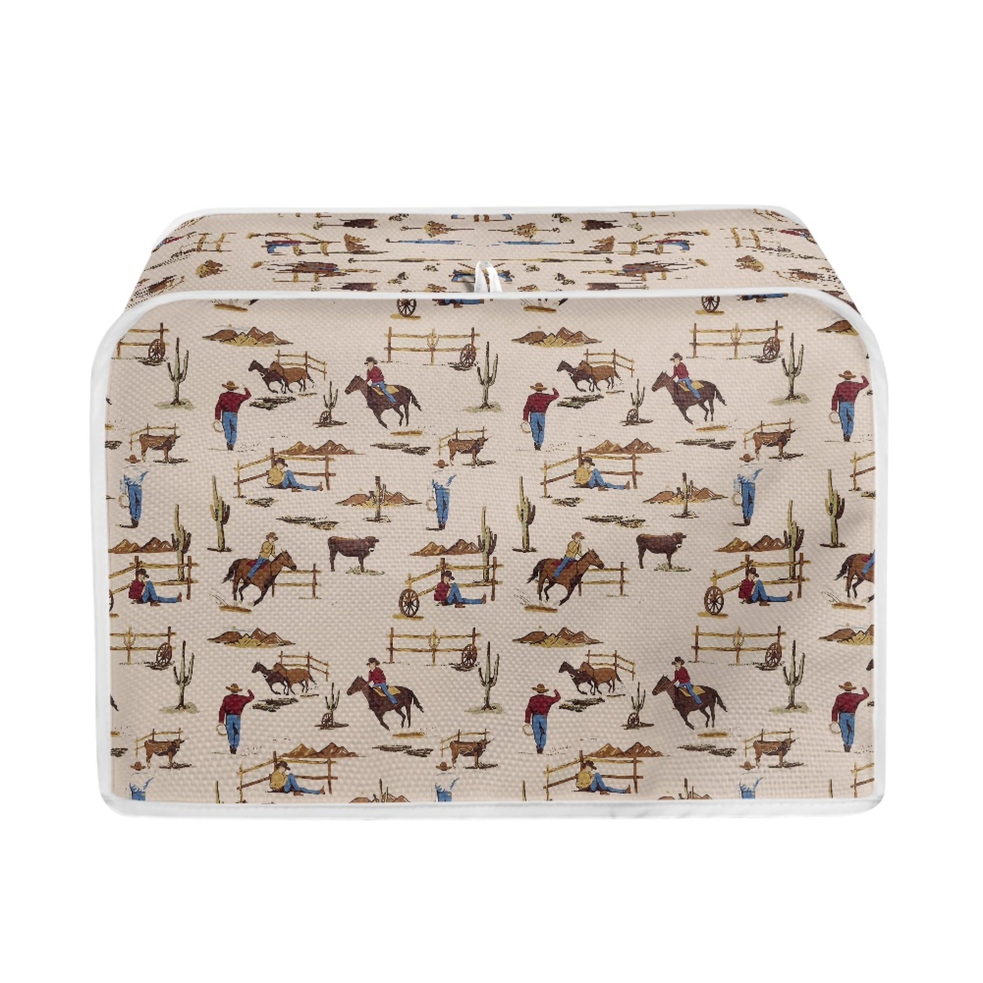 NETILGEN Aztec Tribe Horse Design Toaster Cover 4 Slice Wear-Resistant ...