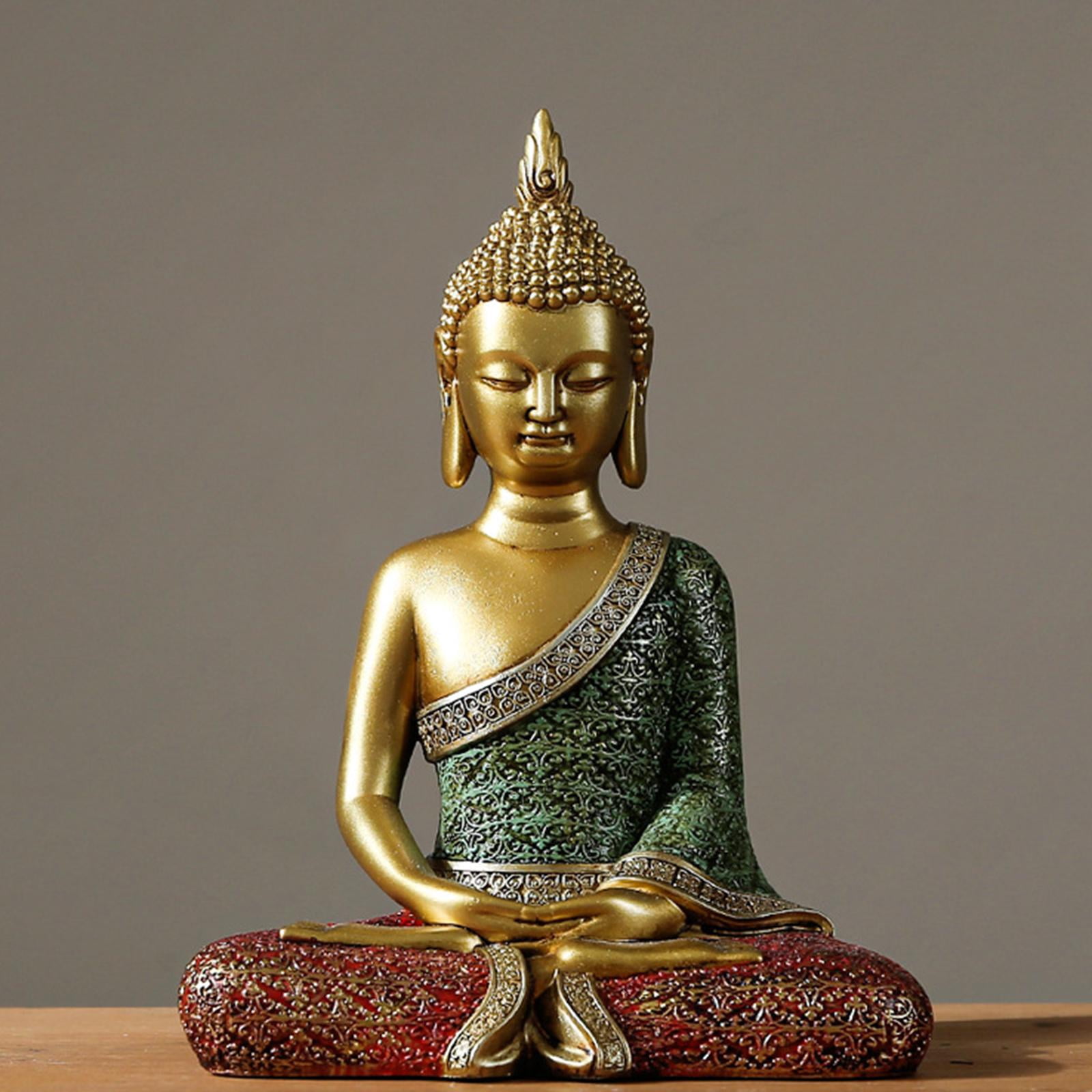 Estatua de Buda Sakyamuni de resina, adornos artesanale figurita de ...