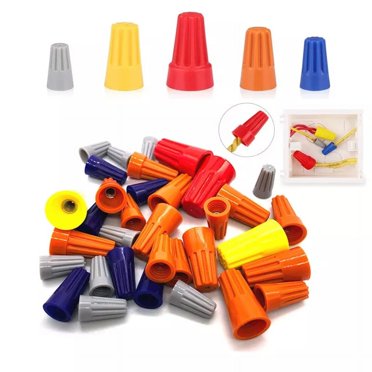 Wideskall Electrical Wire Connectors Screw-On Terminal 22-10 AWG Twist ...
