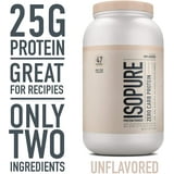 Isopure Whey Protein Isolate Unflavored 3 Lb ISOPURE SIN SABOR ZERO CARBS | Walmart en línea