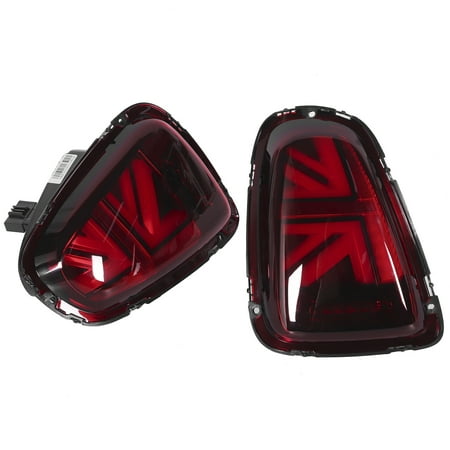 Noref VLAND For JCW Union Full LED Tail Lights Red Lens For R56 R57 Pre ...