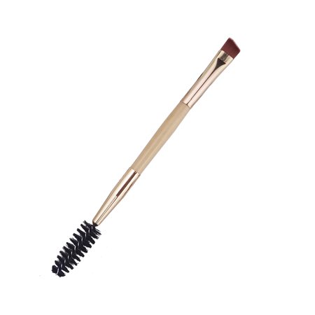 Funie Bamboo Handle Double Headed Eyebrow Comb Makeup Brush Lipsticks ...