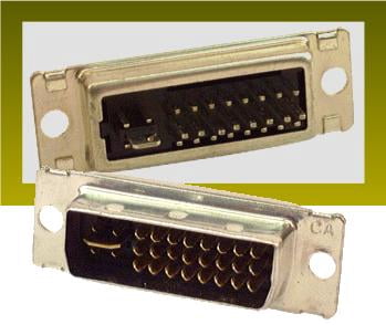 IEC DV29MS DVI Digital/Analog 29 Conductor Male Solder Connector ...