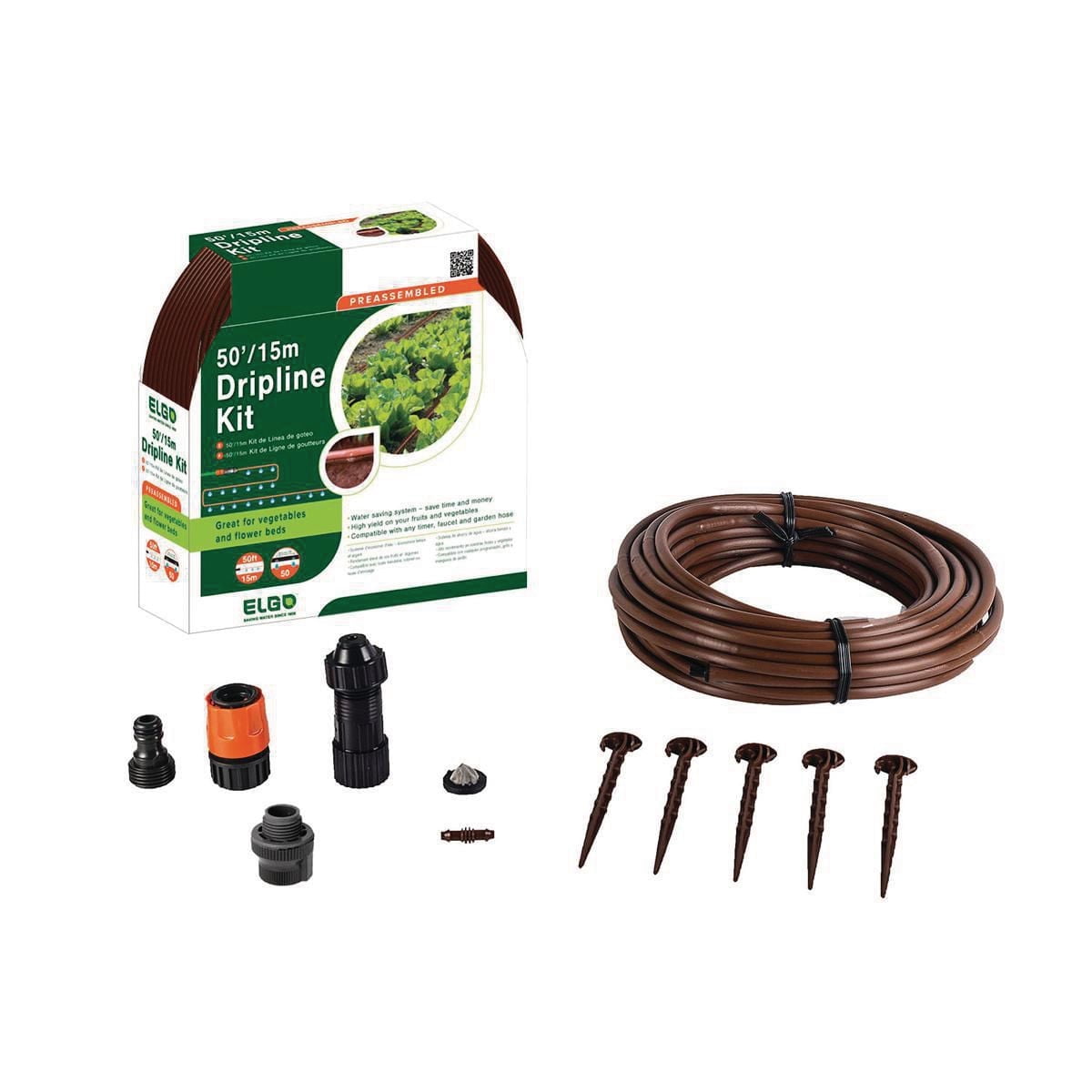 Click here for Elgo Irrigation Dripline Kit Preassembled With Qui... prices