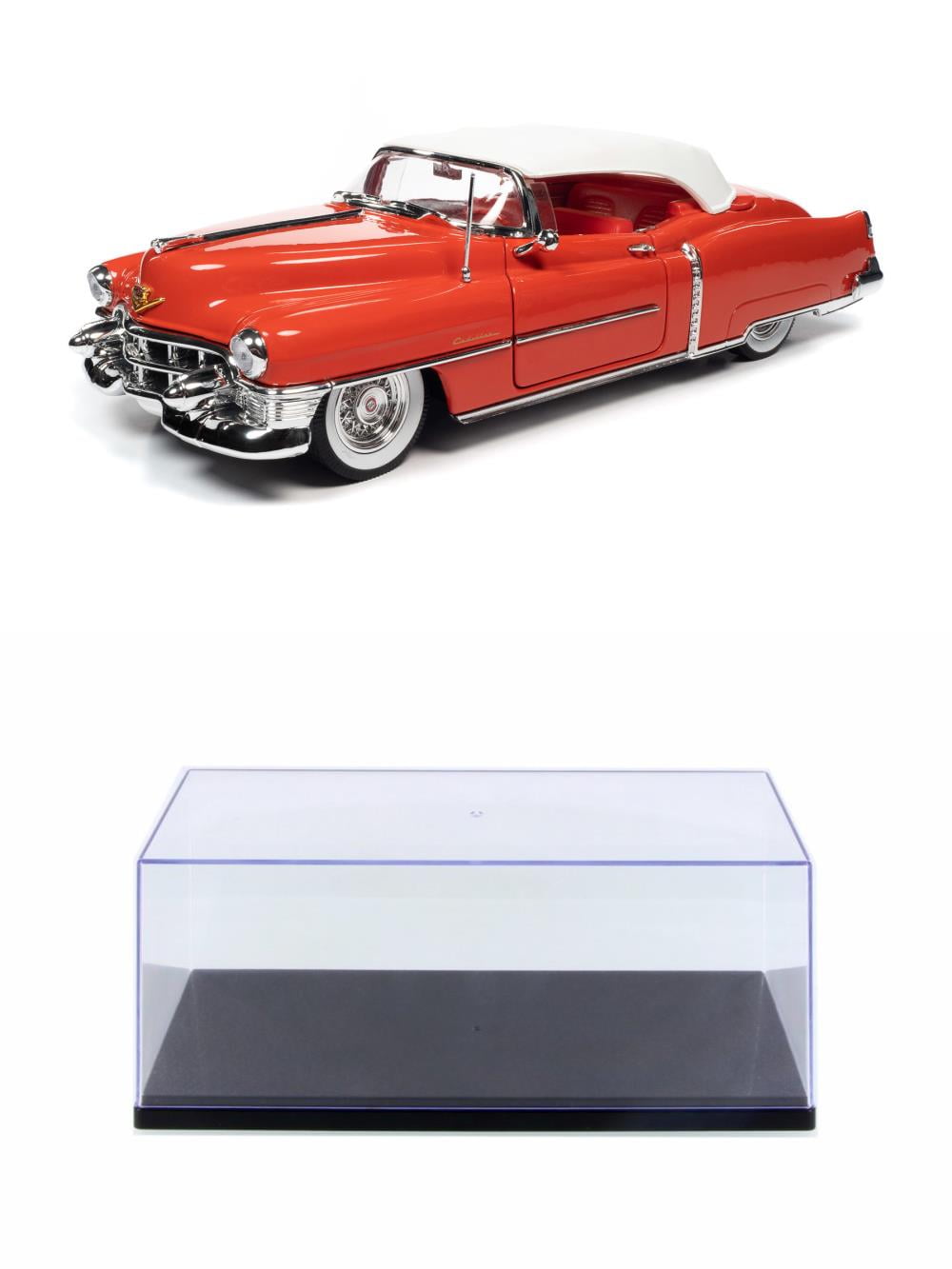 Diecast Car w/Display Case - 1953 Cadillac Eldorado Soft Top, Aztec Red ...