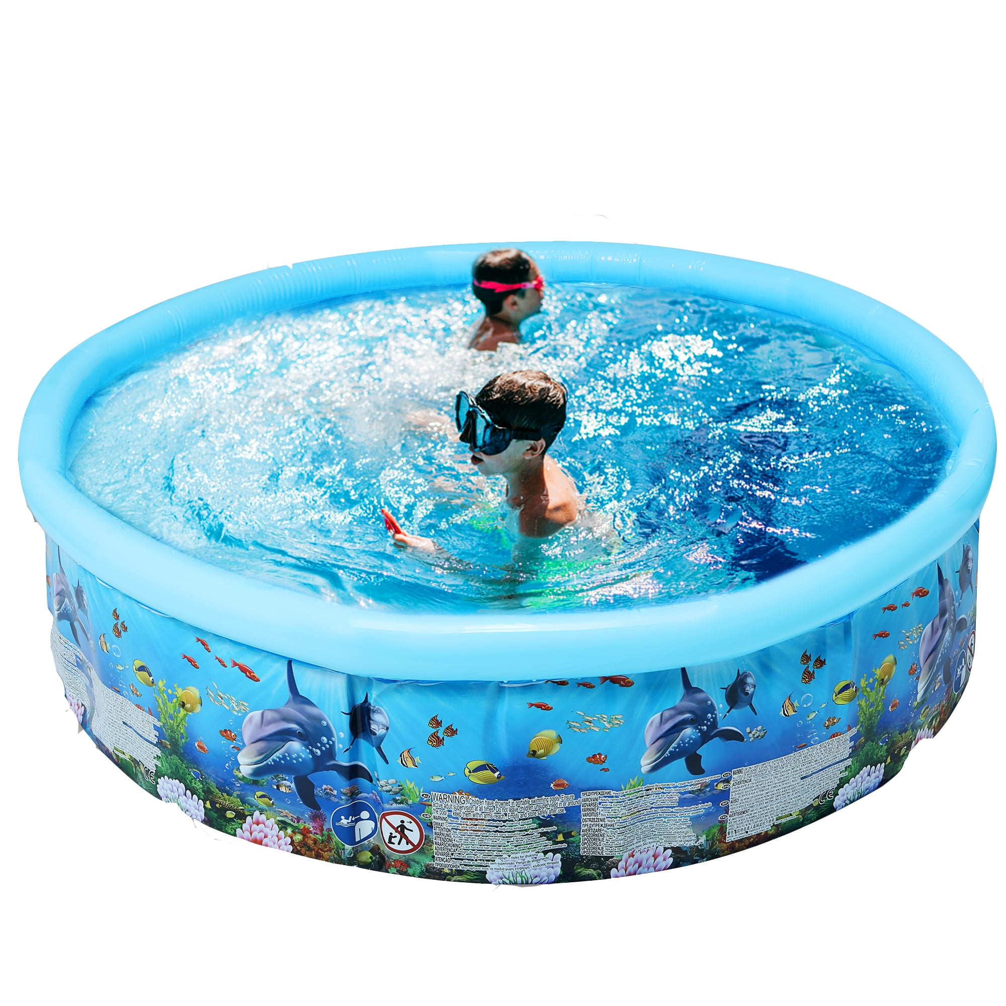 FANNYC Family Swimming Pool Water Swimming Pool Inflatable Round ...