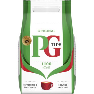 PG Tips Original 160 (Non-Pyramid) Tea Bags (Pack of 8) - Walmart.com