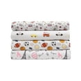 Mallary by Matthew Kids Super-Soft 100% Microfiber Print Sheet, Bonjour ...