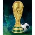 Soccer trophy World Cup Trophy Model Souvenir Gold 5/8.3/10.6/14 inch ...