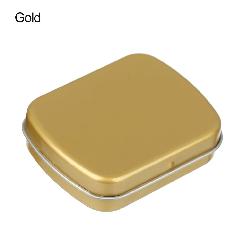 Portable Metal Hinged Small Storage Jewelry Collect Empty Tins ...
