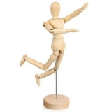 Voiceine Wood Mannequin Drawing Figure Model Movable Action Figure ...