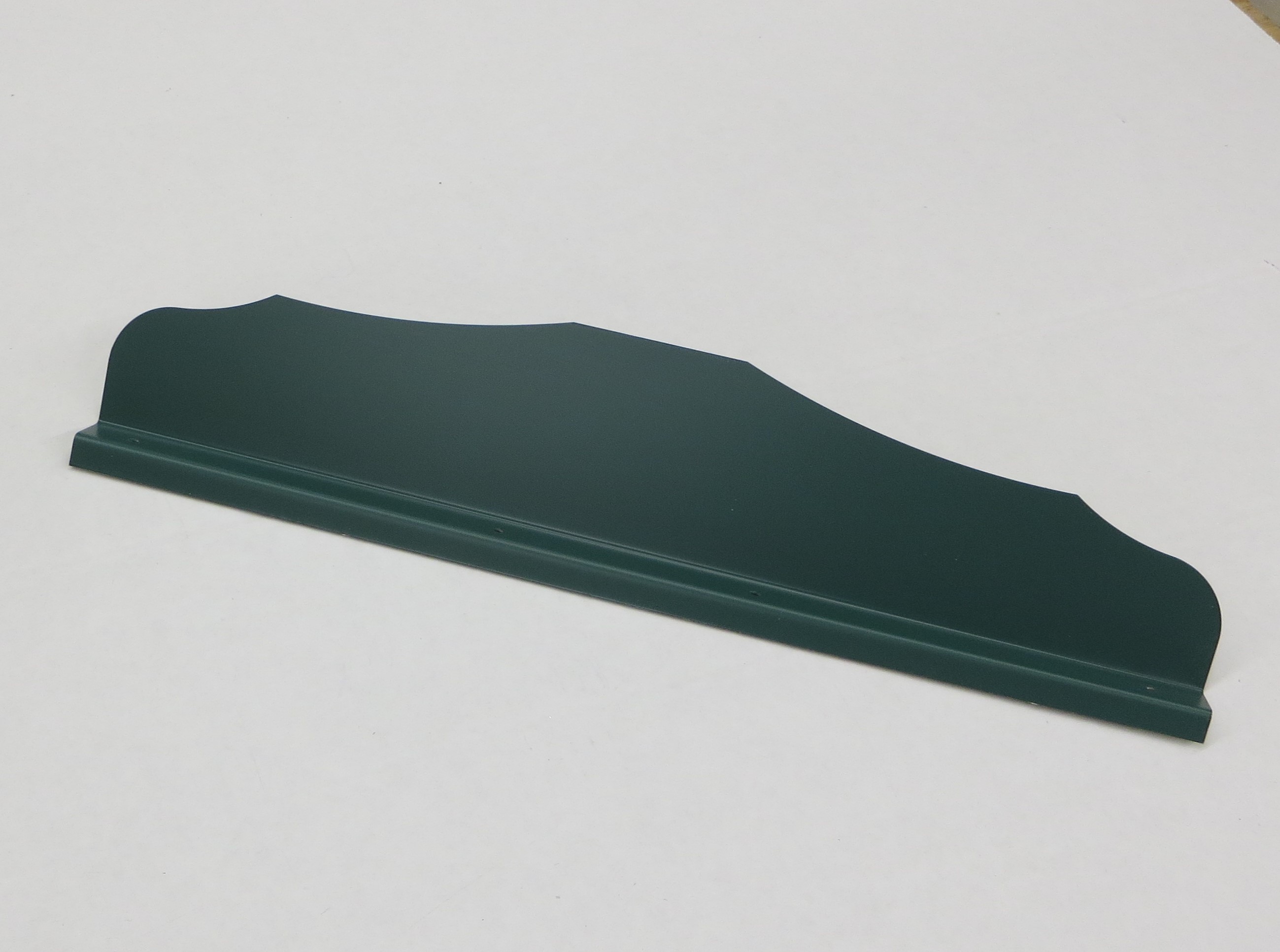 Straight Ornamental Gutter Valley Splash Guard GRECIAN GREEN - 12 ct ...