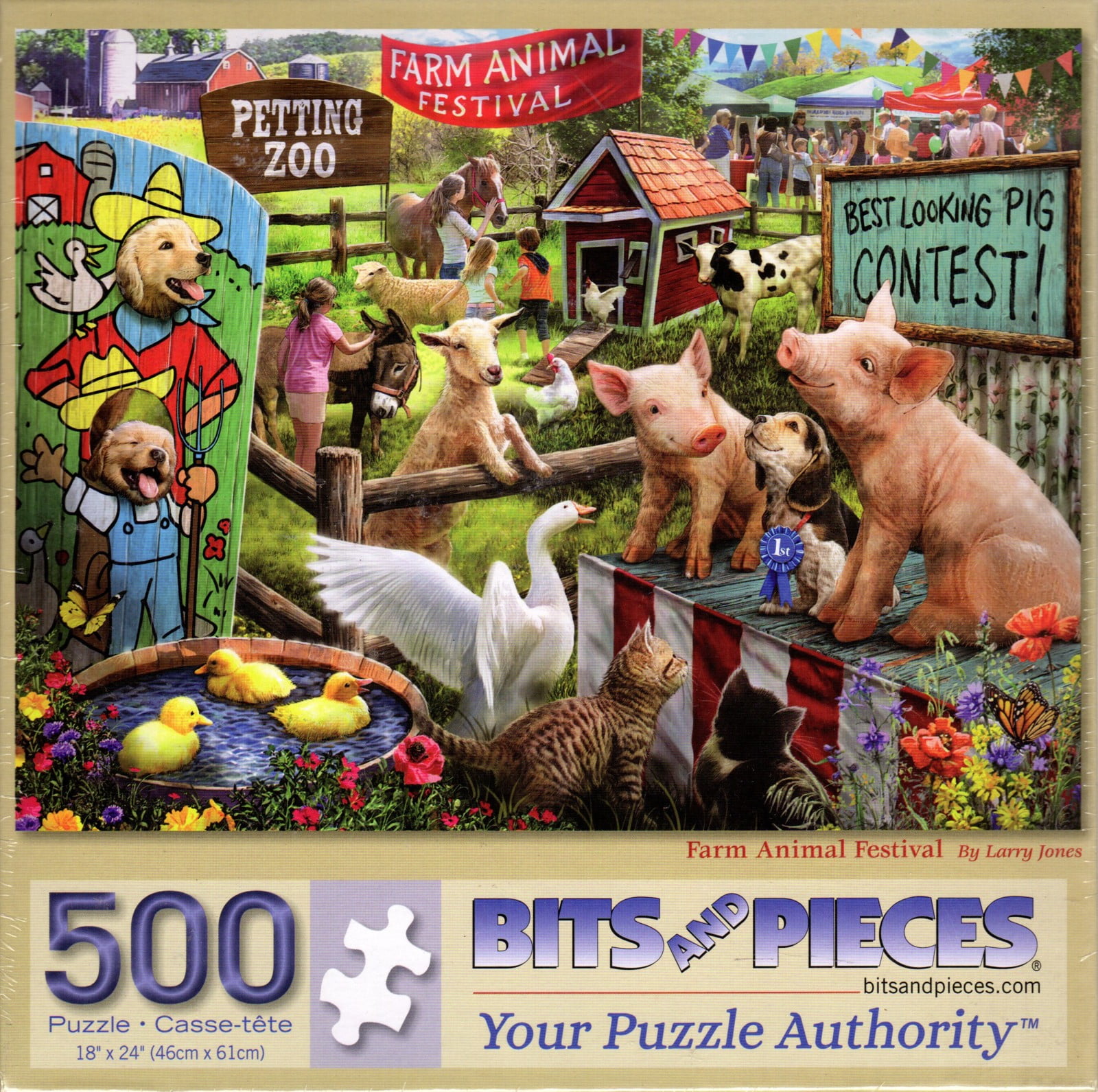 Farm Animal Festival 500 Piece Puzzle - Walmart.com