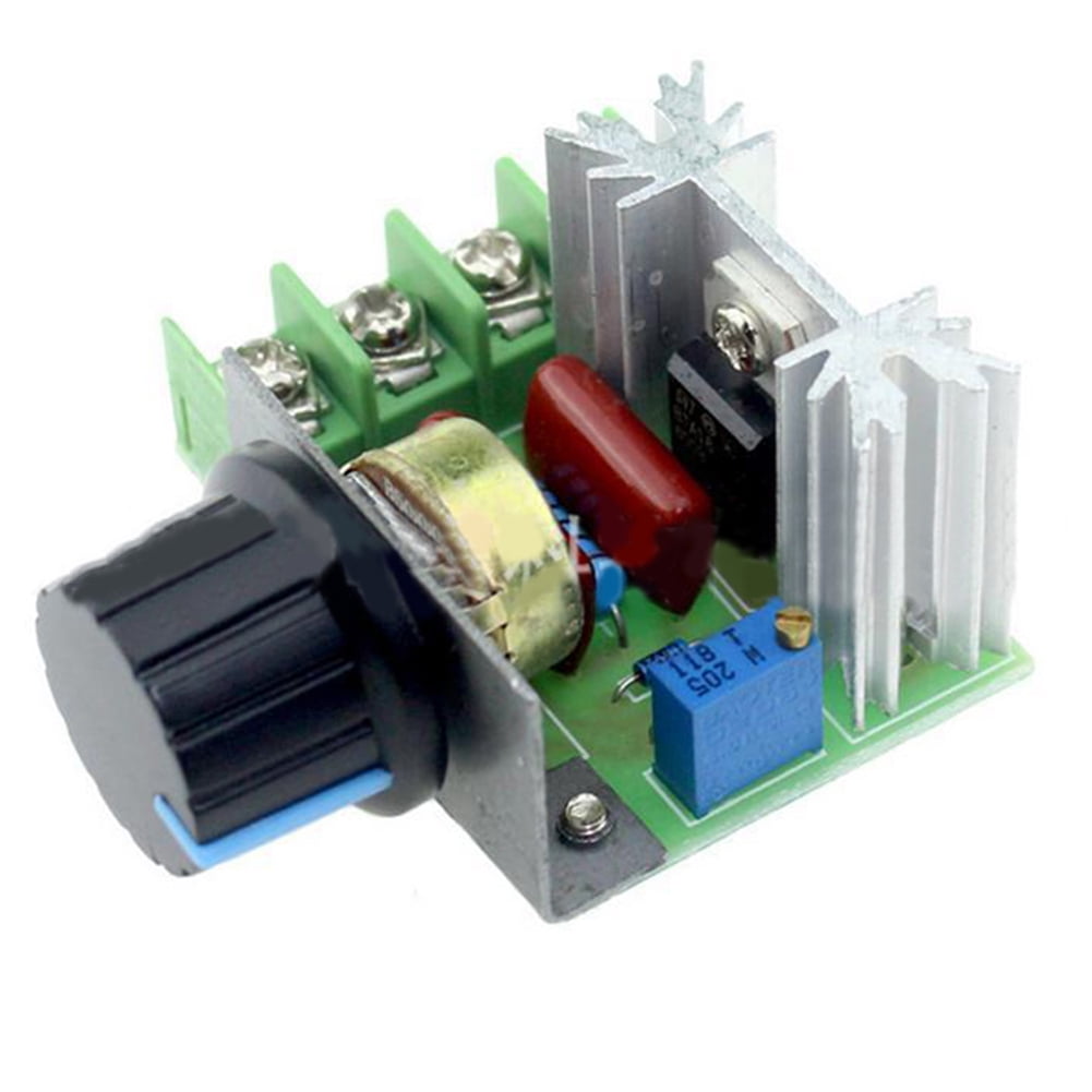 Naierhg 2000W AC 50-220V 25A PWM Voltage Regulator Adjustable Motor ...
